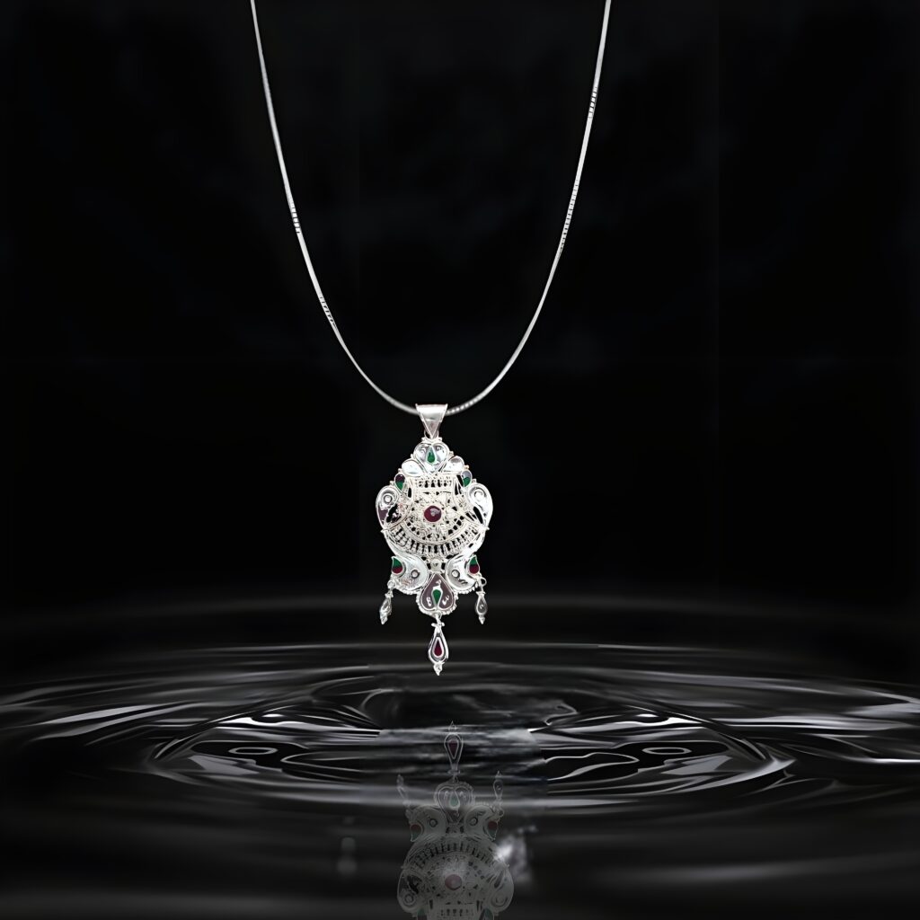 Ethnic 925 Silver Pendant for Girls & Women | The Velvet Box